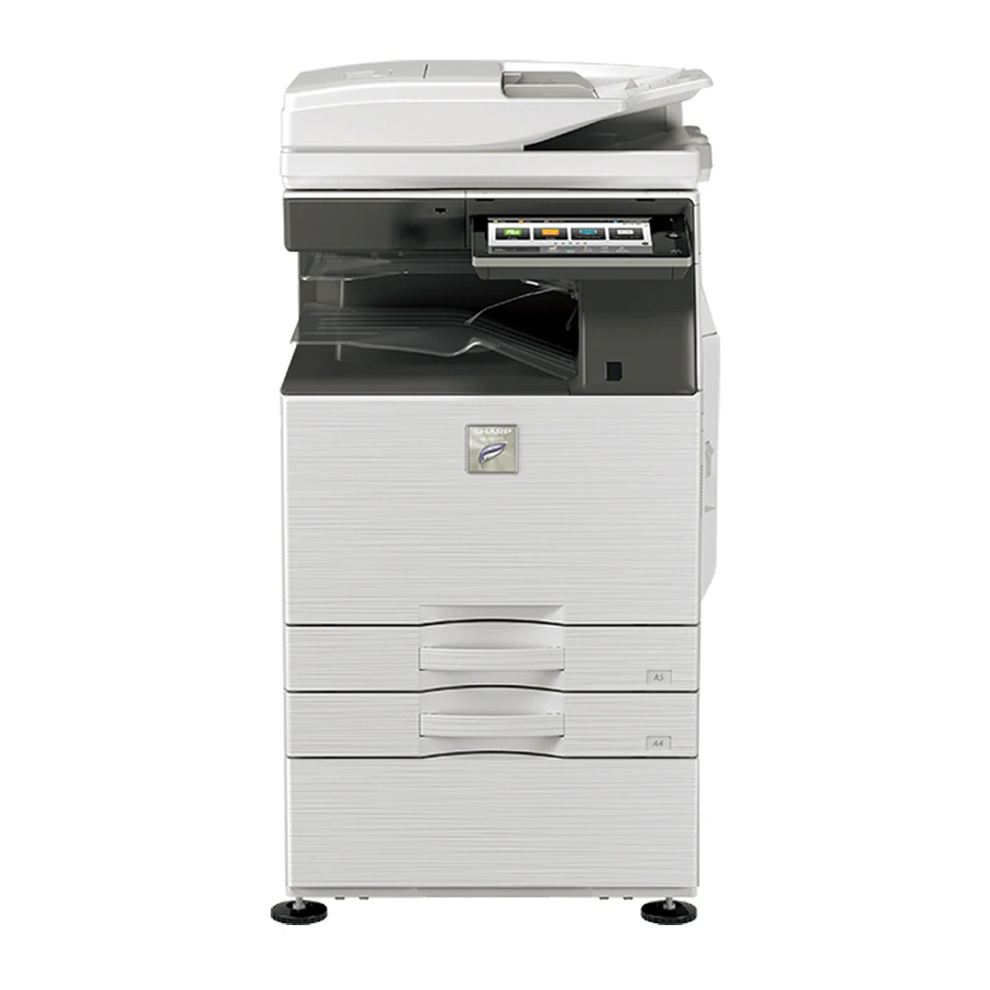 SHARP MX-M550 OPERATION MANUAL Pdf Download | ManualsLib