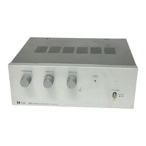 TOA A-901A SPECIFICATIONS Pdf Download | ManualsLib