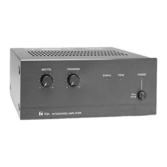 TOA BG-115 BROCHURE Pdf Download | ManualsLib