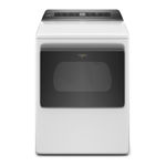 Whirlpool WED5100HW - 7.4 cu. ft. Top Load Electric Dryer with ...