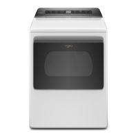 Whirlpool WED5100HW - 7.4 cu. ft. Top Load Electric Dryer with ...