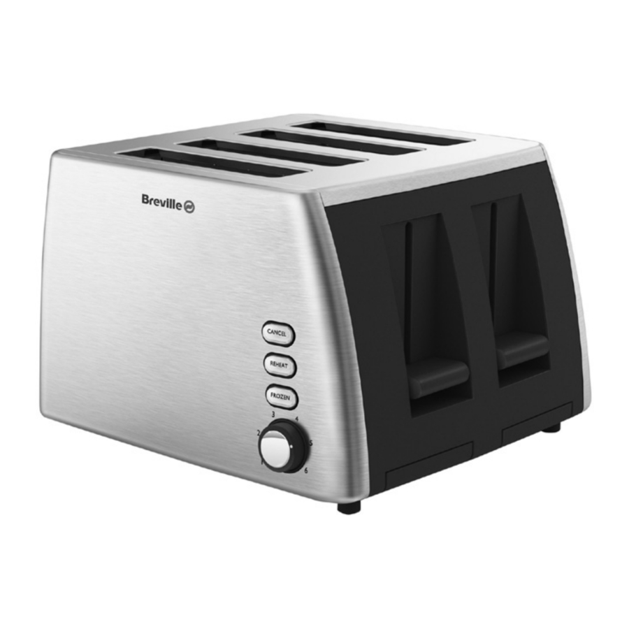 Breville VTT273 - Stainless Steel 4 Slice Toaster Manual | ManualsLib