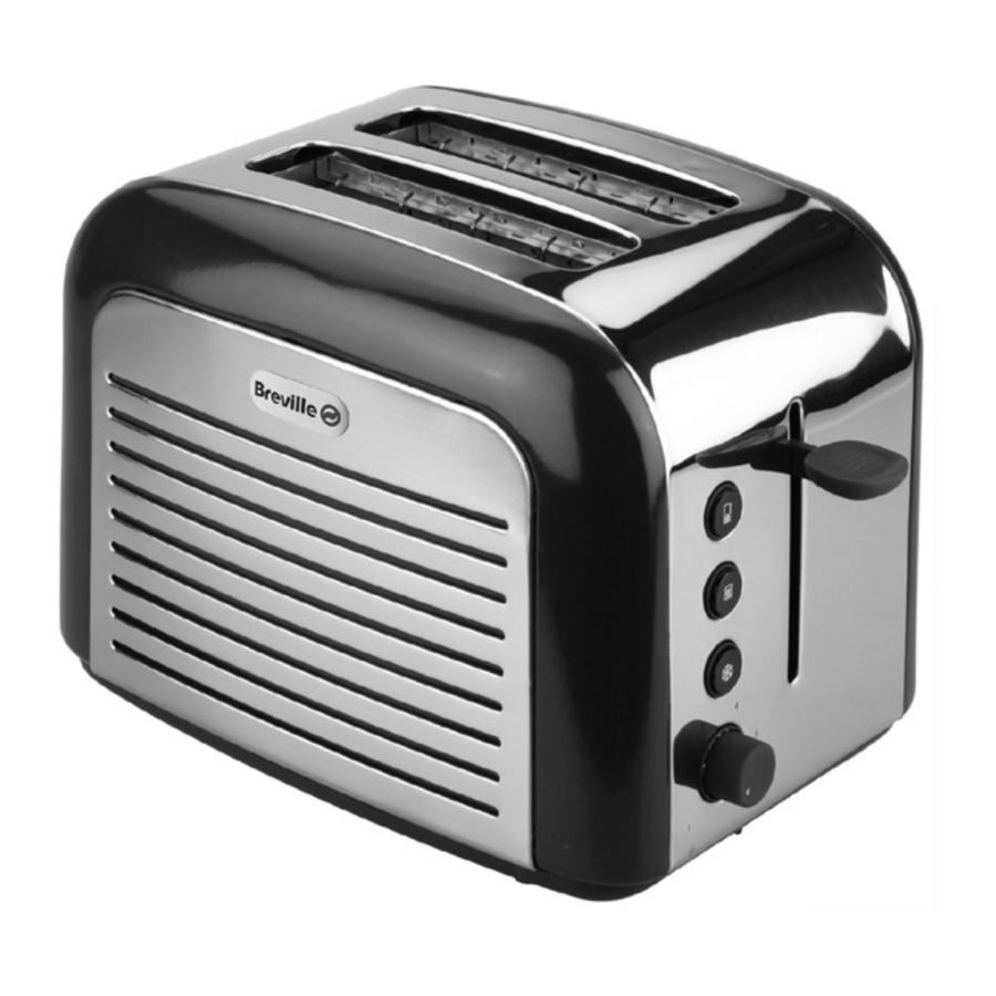 Breville VTT210 - Stainless Steel 2 Slice Toaster Manual | ManualsLib
