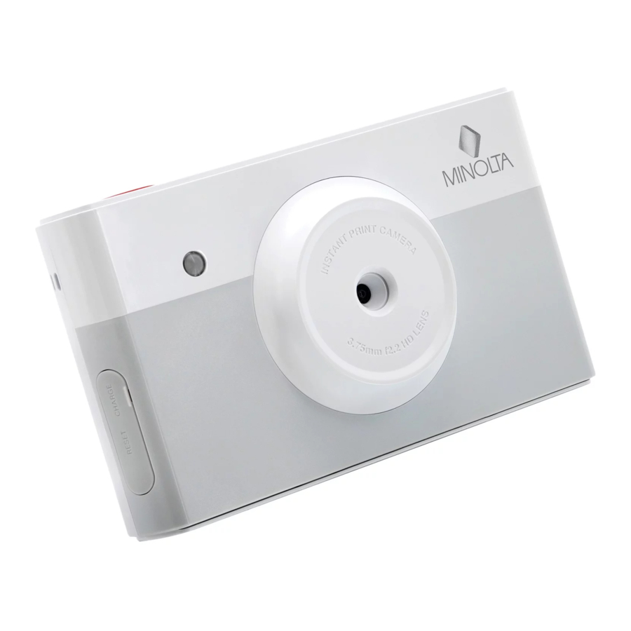 Minolta Instapix MNCP10 - Instant Print Digital Camera & Bluetooth ...
