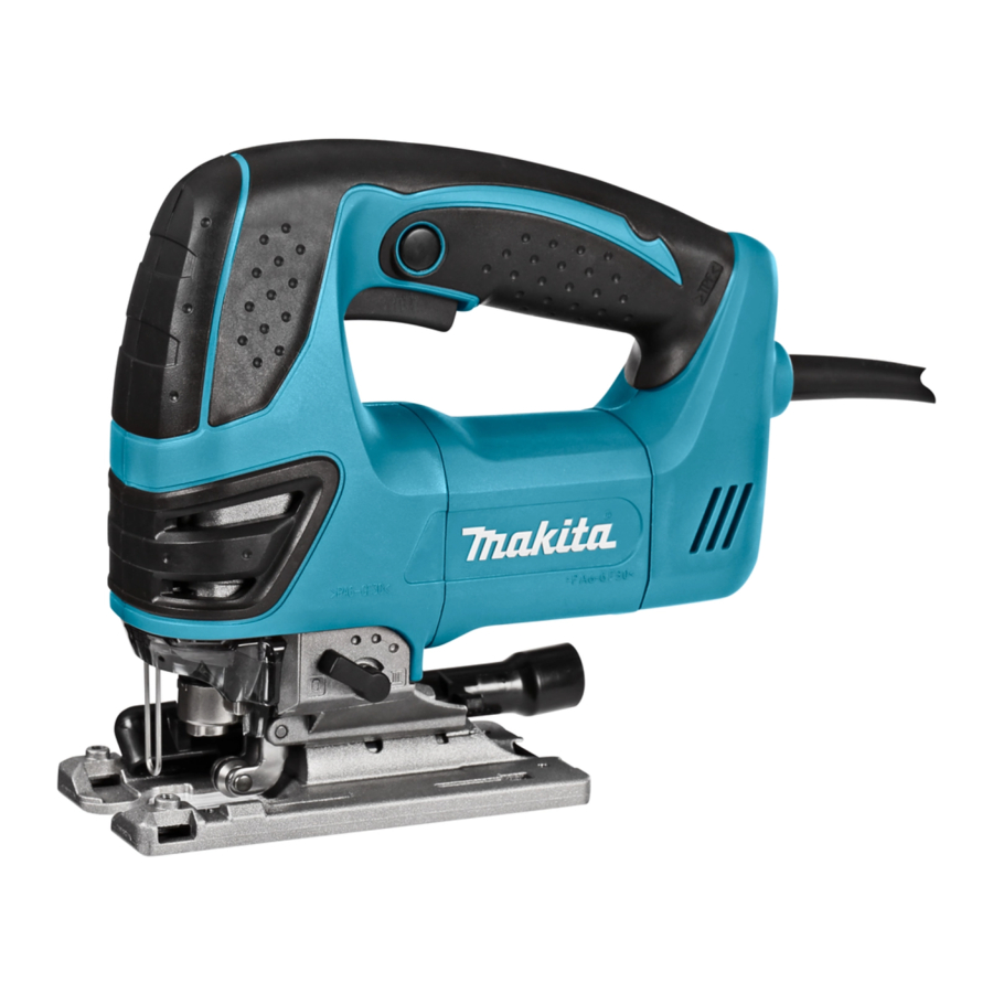 Makita 4350T, 4350CT, 4350FCT - Jig Saw Manual | ManualsLib