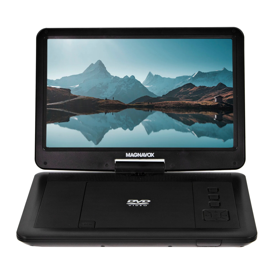 Magnavox MTFT754 - 11.6 INCH PORTABLE DVD/CD PLAYER with Swivel Screen Display Manual | ManualsLib