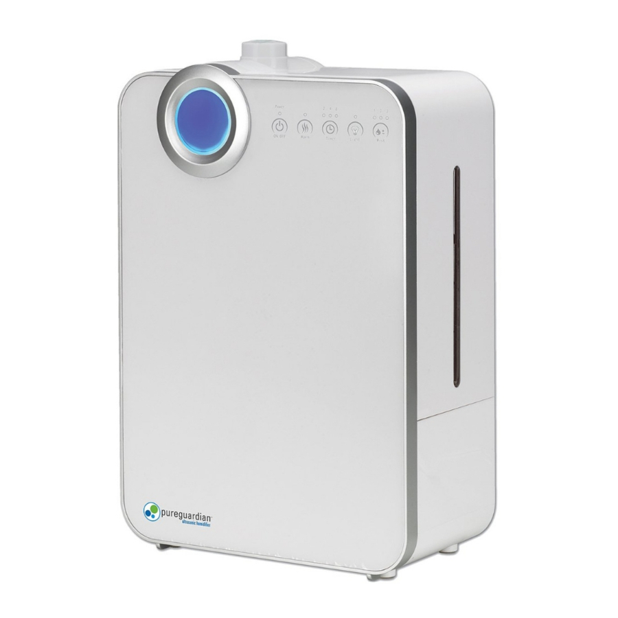 Guardian H7500 - PureGuardian 1.32-Gallon 90-Hour Elite Ultrasonic Warm ...