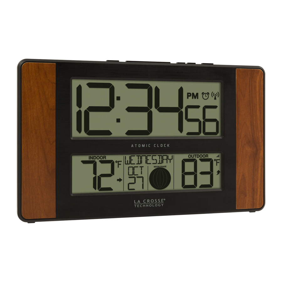 La Crosse Technology 513-1417CH - Atomic Digital Wall Clock with ...