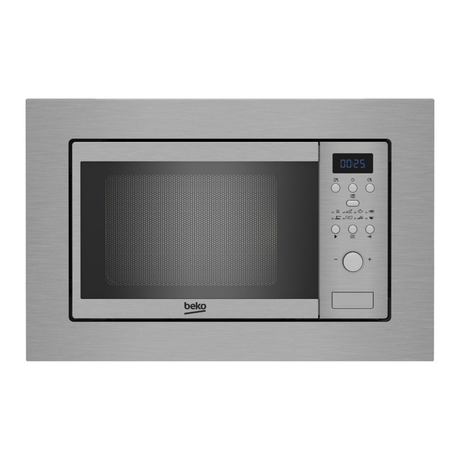 Beko BMOB17131X - Built-In Microwave Manual | ManualsLib