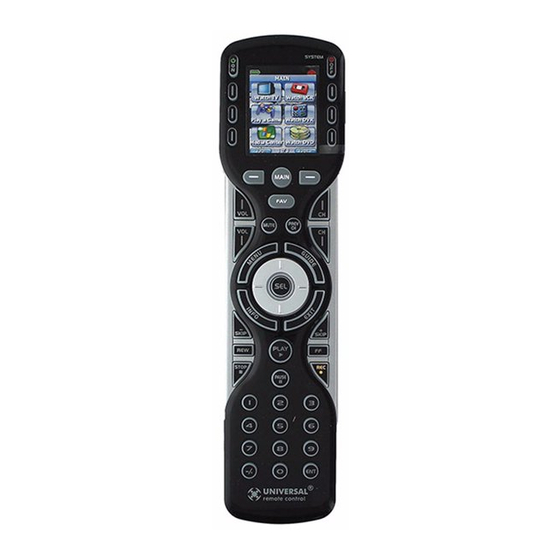 UNIVERSAL REMOTE DIGITAL R50 QUICK START MANUAL Pdf Download | ManualsLib
