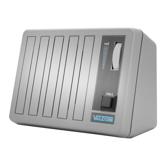 VALCOM V-764 INSTALLATION INSTRUCTIONS Pdf Download | ManualsLib