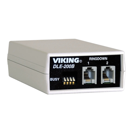 VIKING DLE-200B USER MANUAL Pdf Download | ManualsLib