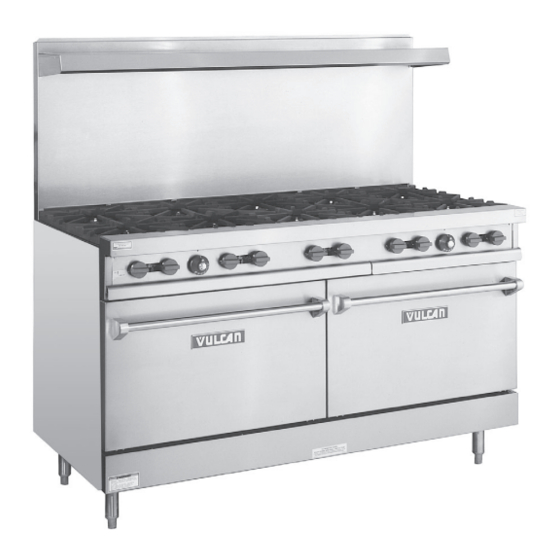 VULCAN-HART VG60 SPECIFICATIONS Pdf Download | ManualsLib