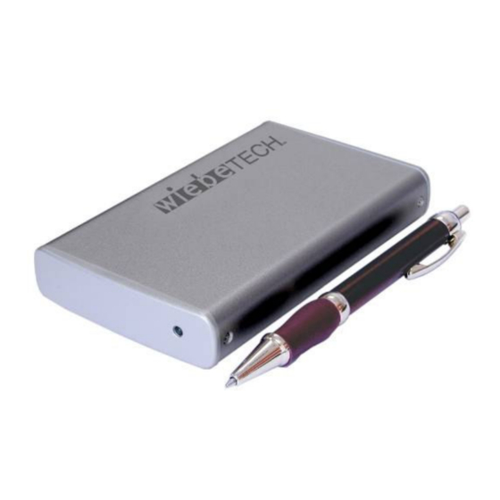WIEBETECH TOUGHTECH FS MINI 500GB USER MANUAL Pdf Download | ManualsLib