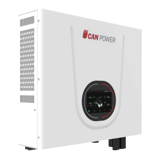 Upower CAN POWER UPC Series Grid Inverter Manuals