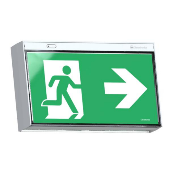 CLEVERTRONICS L10 WEATHERPROOF JUMBO LED EXIT INSTALLATION ...