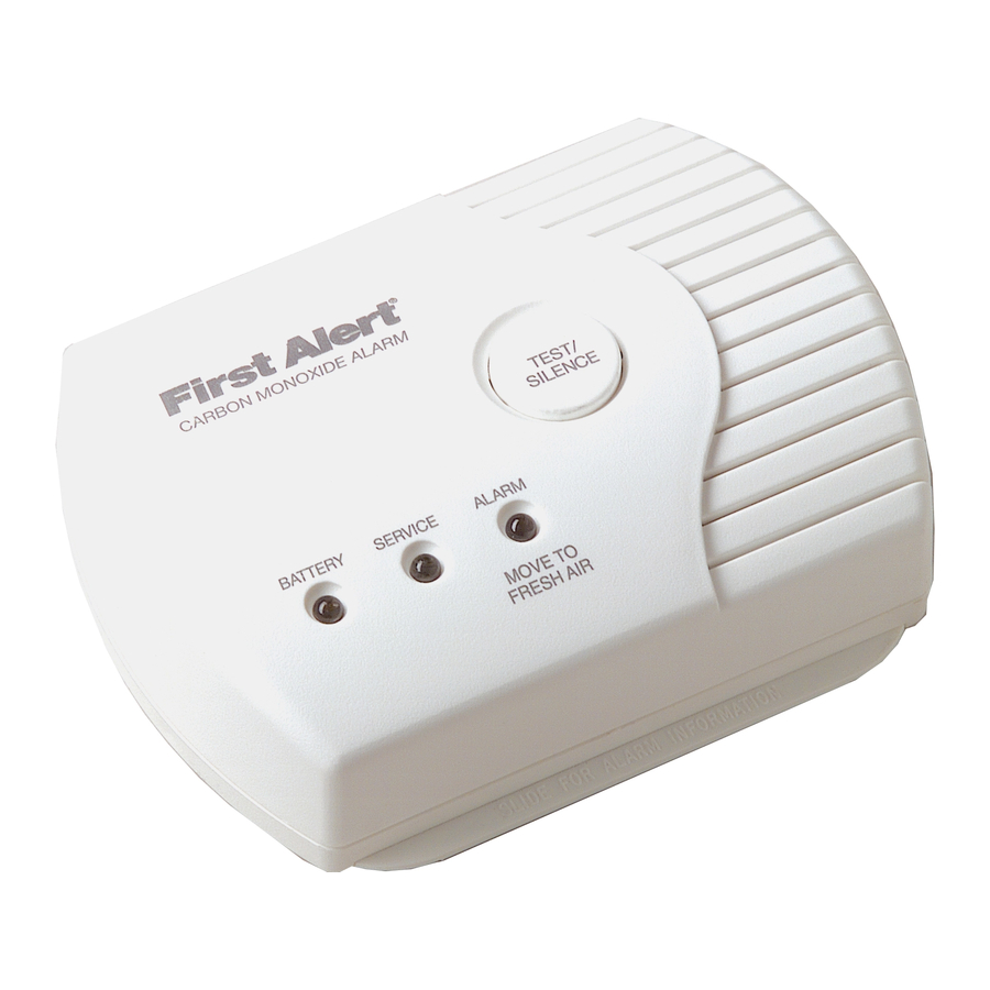 FIRST ALERT MODEL FCD3N USER MANUAL Pdf Download | ManualsLib