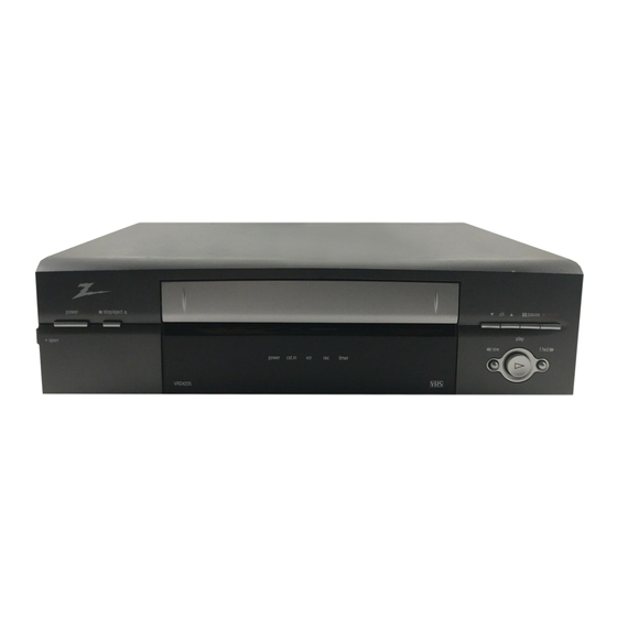 ZENITH VRD2125 OPERATING MANUAL Pdf Download | ManualsLib