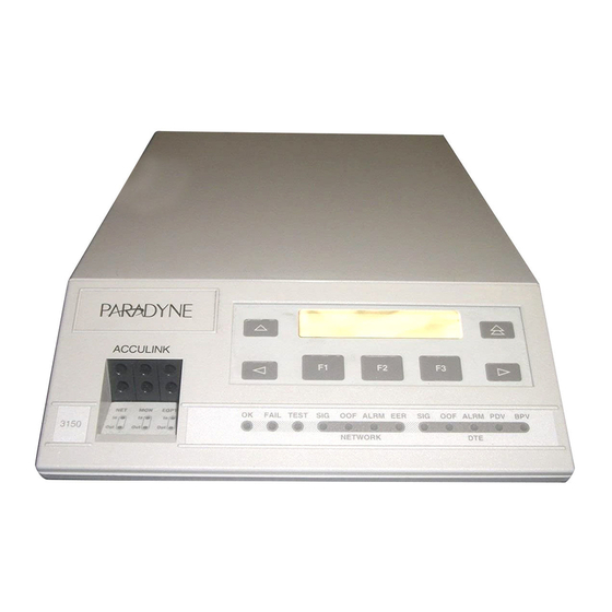 PARADYNE 3100 QUICK INSTALLATION Pdf Download | ManualsLib