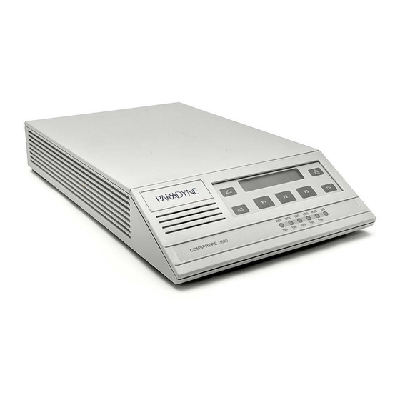 PARADYNE COMSPHERE 3810 FIRMWARE UPDATE MANUAL Pdf Download | ManualsLib