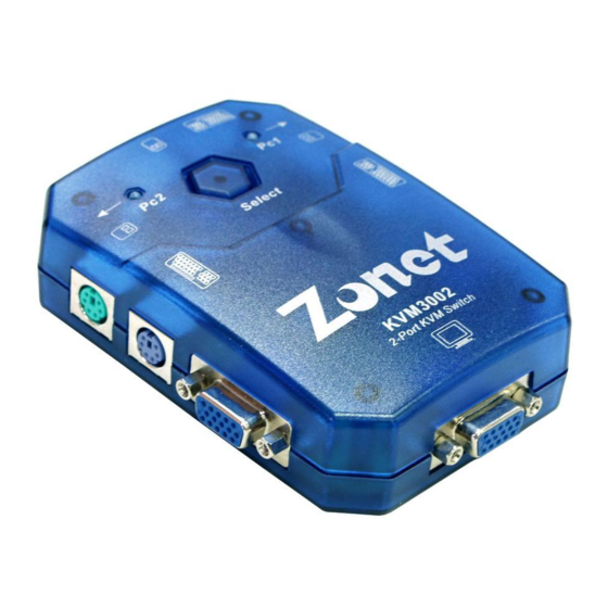 ZONET KVM3002 USER MANUAL Pdf Download | ManualsLib