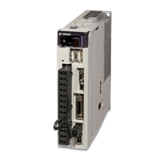 OMRON SIGMA-5 SERVO DRIVE DATASHEET Pdf Download | ManualsLib