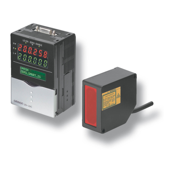 OMRON ZS COMMAND REFERENCE MANUAL Pdf Download | ManualsLib