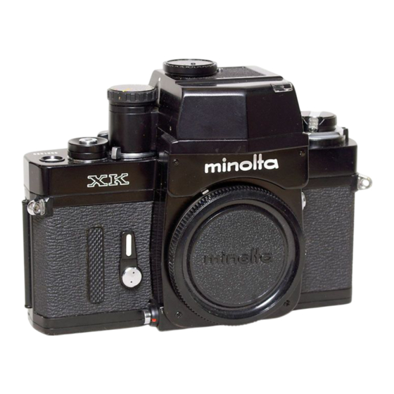 Minolta XK Manuals | ManualsLib