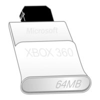 MICROSOFT XBOX 360 MEMORY UNIT USER MANUAL Pdf Download | ManualsLib