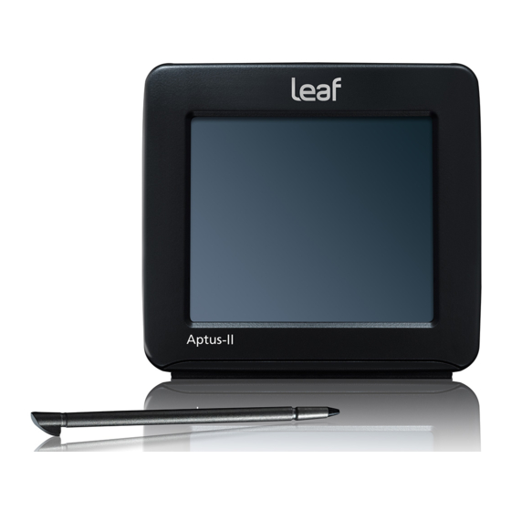 LEAF APTUS II INSTALLATION MANUAL Pdf Download | ManualsLib