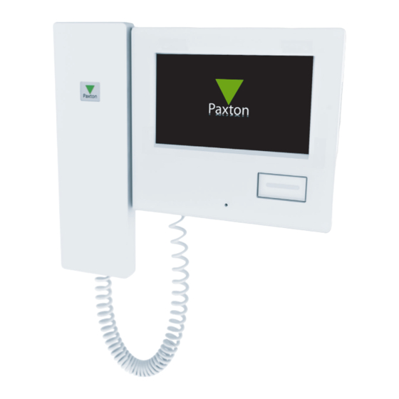 PAXTON ENTRY APN-1145-ZA INSTRUCTIONS MANUAL Pdf Download | ManualsLib