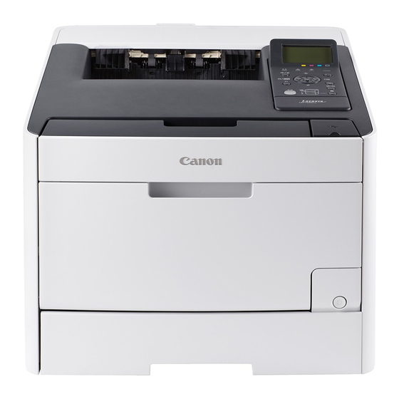 CANON LBP7660CDN MANUAL Pdf Download | ManualsLib