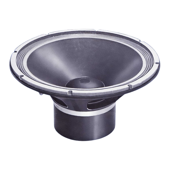 ALTEC LANSING 515C LF SPEAKER MANUAL Pdf Download | ManualsLib