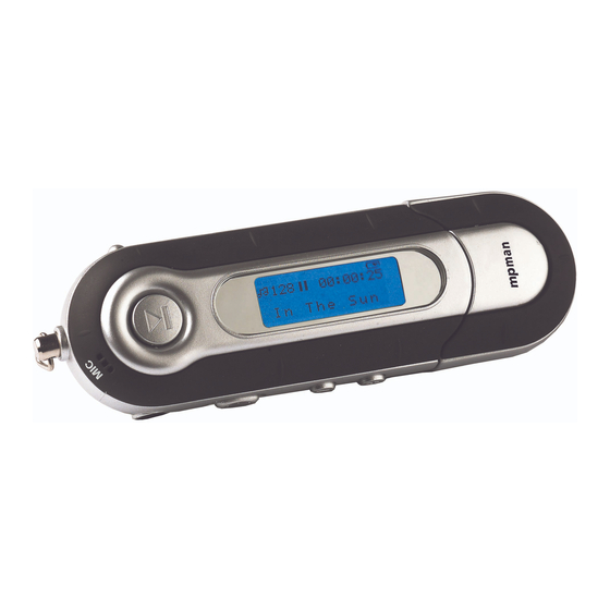 MPMAN MP-FUB26 - ANNEXE 1 BRUKSANVISNING Pdf Download | ManualsLib