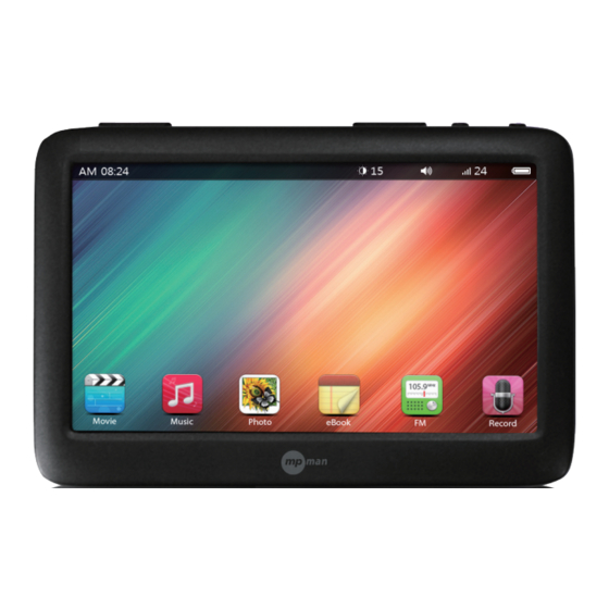 MPMAN MP43HD USER MANUAL Pdf Download | ManualsLib