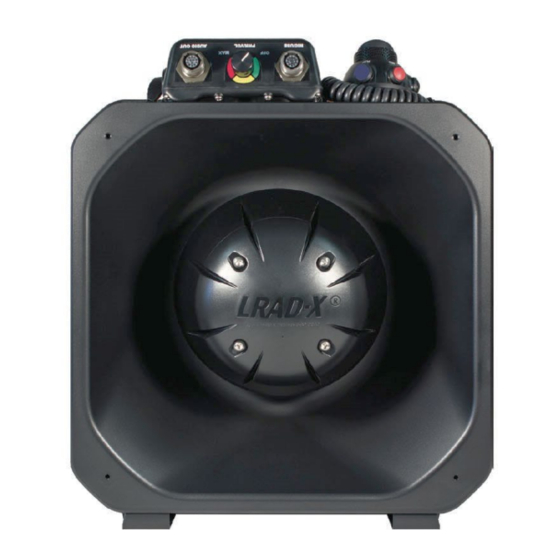 GENASYS LRAD 100X EQUIPMENT MANUAL Pdf Download | ManualsLib