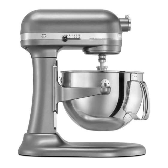 KITCHENAID KP26M1XPM MIXER 6QT PEARL METALLIC PARTS LIST Pdf
