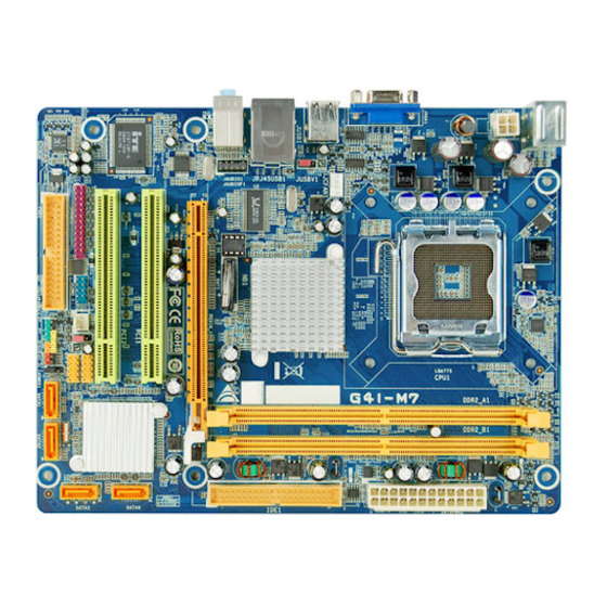 BIOSTAR G41-M7 SETUP MANUAL Pdf Download | ManualsLib