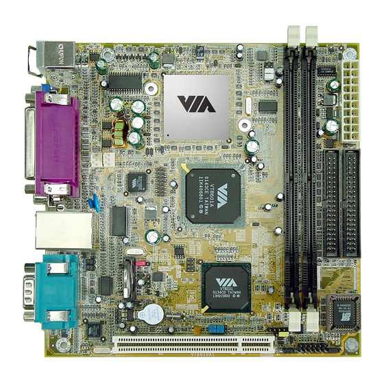 VIA TECHNOLOGIES EPIA-5000 - VIA MOTHERBOARD - MINI ITX USER MANUAL Pdf ...