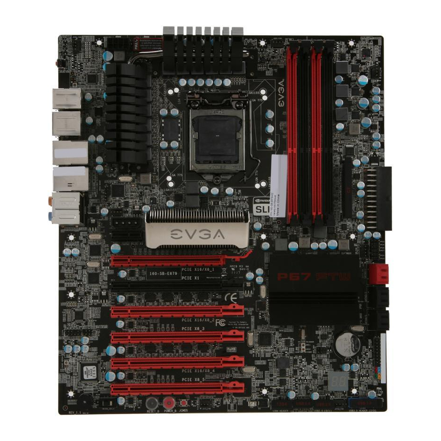 EVGA P67 FTW SPECIFICATIONS Pdf Download | ManualsLib