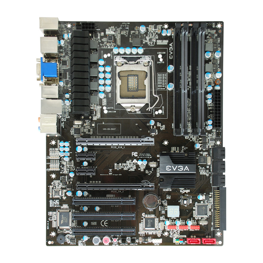 EVGA H55 SPECIFICATIONS Pdf Download | ManualsLib