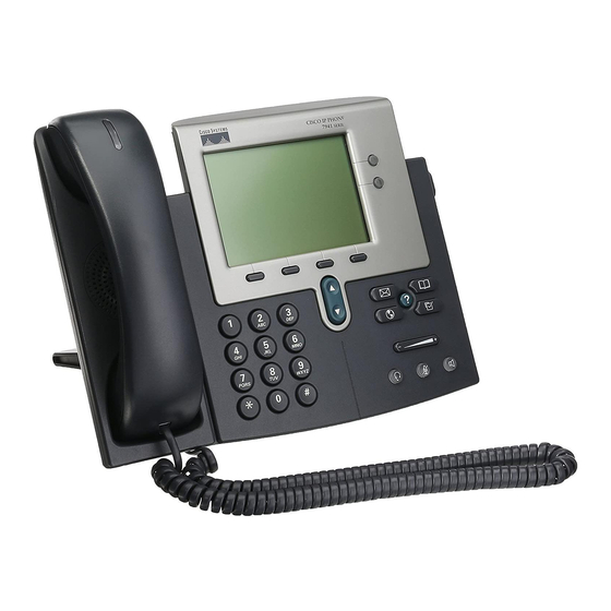 CISCO 7941G - UNIFIED IP PHONE VOIP ADMINISTRATION MANUAL Pdf Download ...