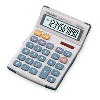 Sharp Elsi Mate EL-331A Manuals | ManualsLib