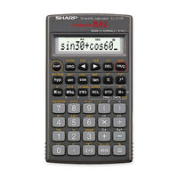 Sharp EL-510R Manuals | ManualsLib