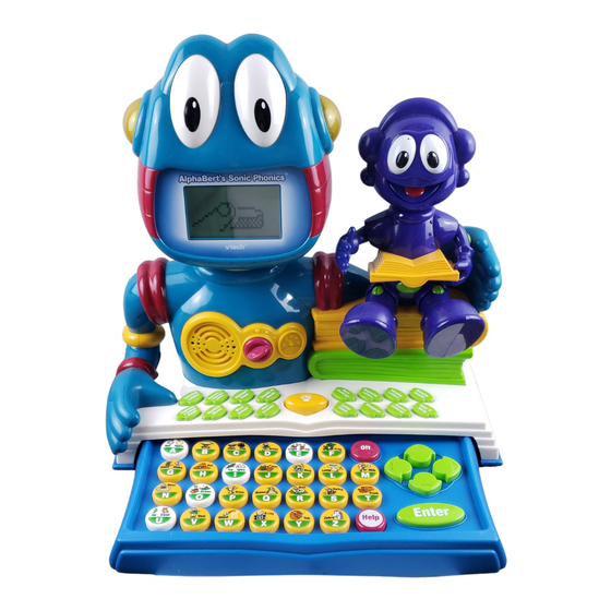 VTECH ALPHABERT S SONIC PHONICS USER MANUAL Pdf Download | ManualsLib