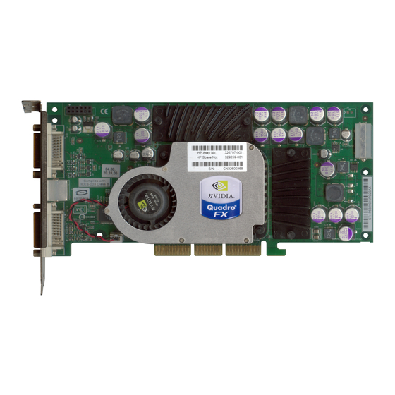 NVIDIA P128 - QUADRO FX2000 DUAL GRAPHIC CARD 8X 128MB MODEL OEM USER ...
