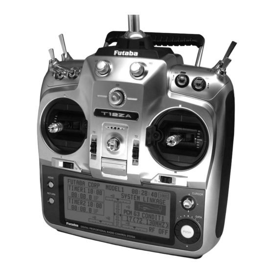 FUTABA 12Z SERIES INSTRUCTION MANUAL Pdf Download | ManualsLib