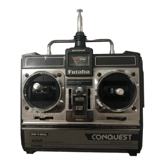 FUTABA CONQUEST MANUAL Pdf Download | ManualsLib