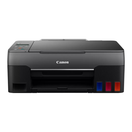 CANON PIXMA G2260 GETTING STARTED Pdf Download | ManualsLib