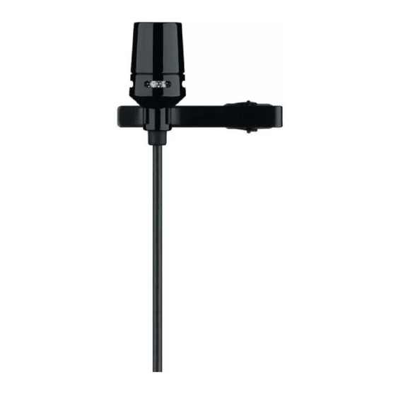 SHURE CVL MANUAL Pdf Download | ManualsLib